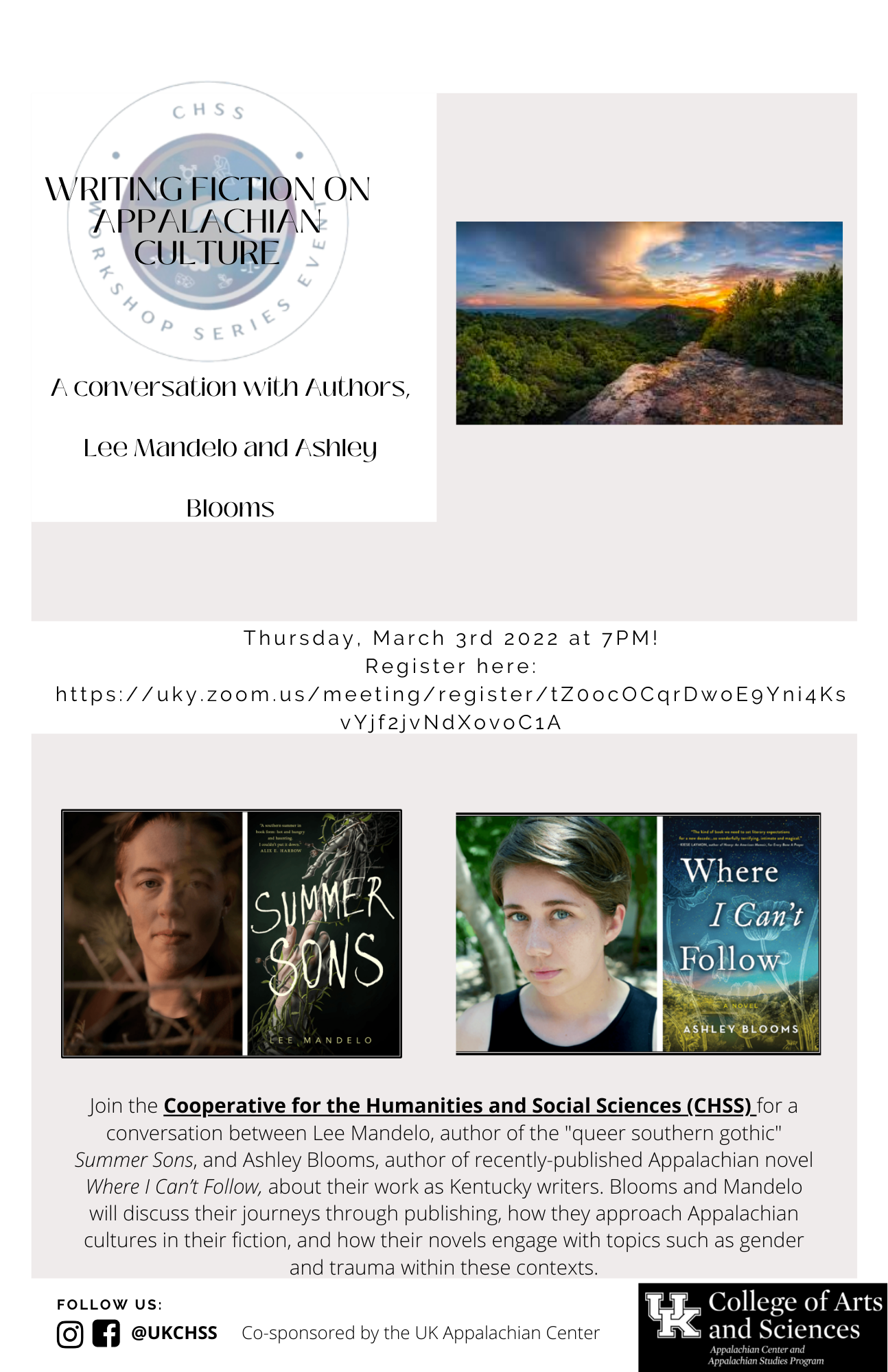 Writing Fiction on Appalachian Culture: A Conversation with Authors Lee ...